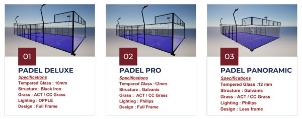 Pembuatan Lapangan Padel – PT Eastmatix Universal Solusindo